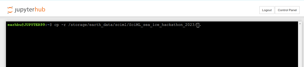 Jupyter Hub 99 | SciML_sea_ice_hackathon_2023